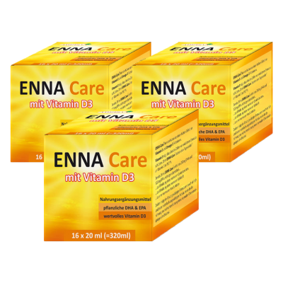 ENNA Care® mit VITAMIN D3, mit pflanzl. DHA&EPA | 250ml | Nahrungsergänzungsmittel | Ölfee